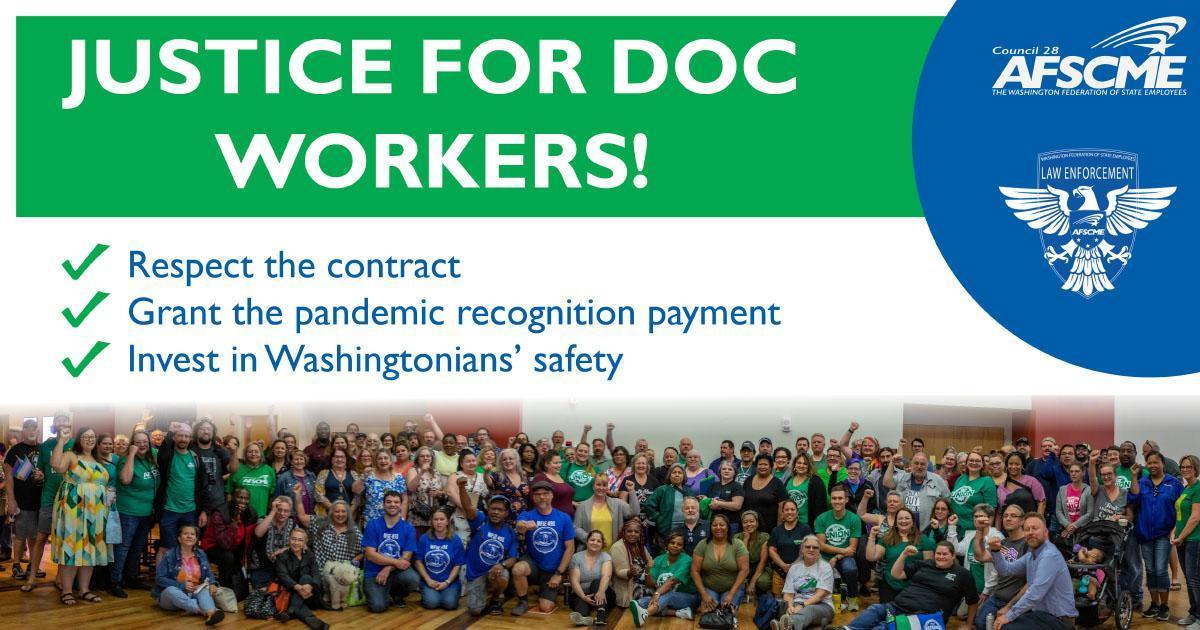 WFSE corrections employees win multi-million dollar settlement | AFSCME ...